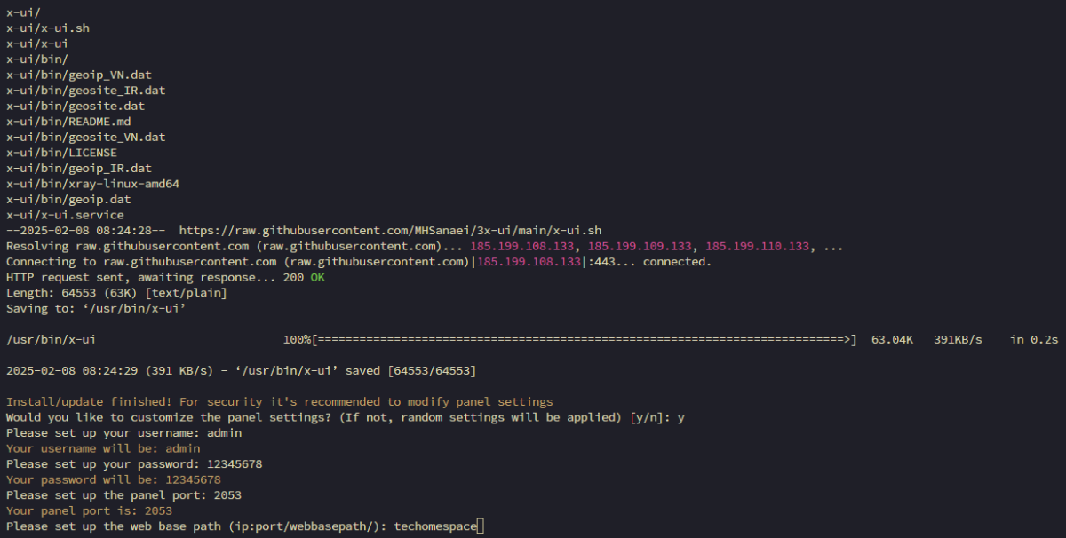 Hướng dẫn cài đặt và sử dụng 3x-ui (vmess, vless, socks5, wireguard…) – raw